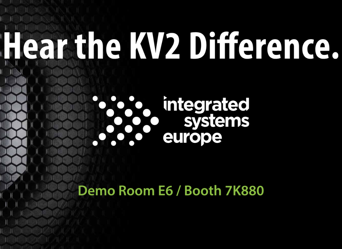 KV2 Audio debuts revolutionary demo room at ISE 2026. – LATAMSTAGE